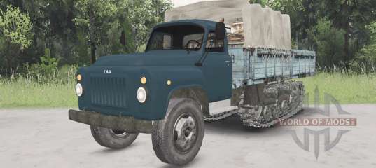 GAZ-53 half-track für Spin Tires
