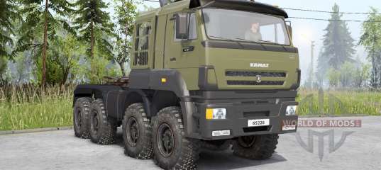 La cargaison de Kamaz 65228 〡 pour Spin Tires