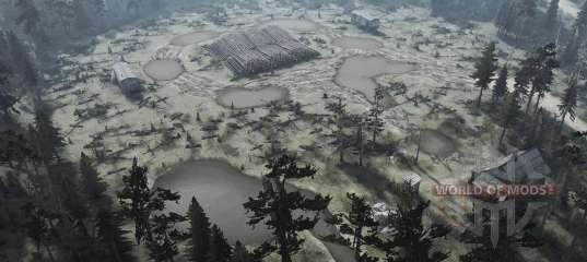 Carte Woodland pour MudRunner