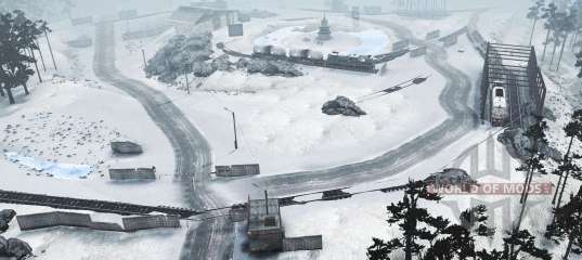 Karte Winter-Sibirien für MudRunner