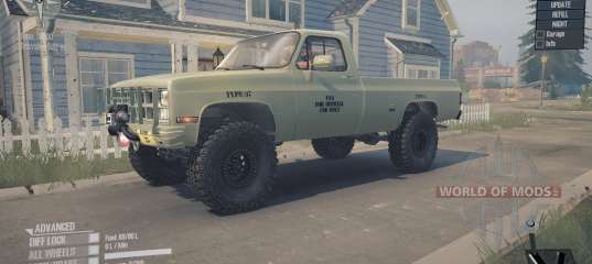 Chevrolet M1008 CUCV K30 für MudRunner