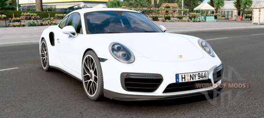 Porsche 911 White Lilac pour Euro Truck Simulator 2
